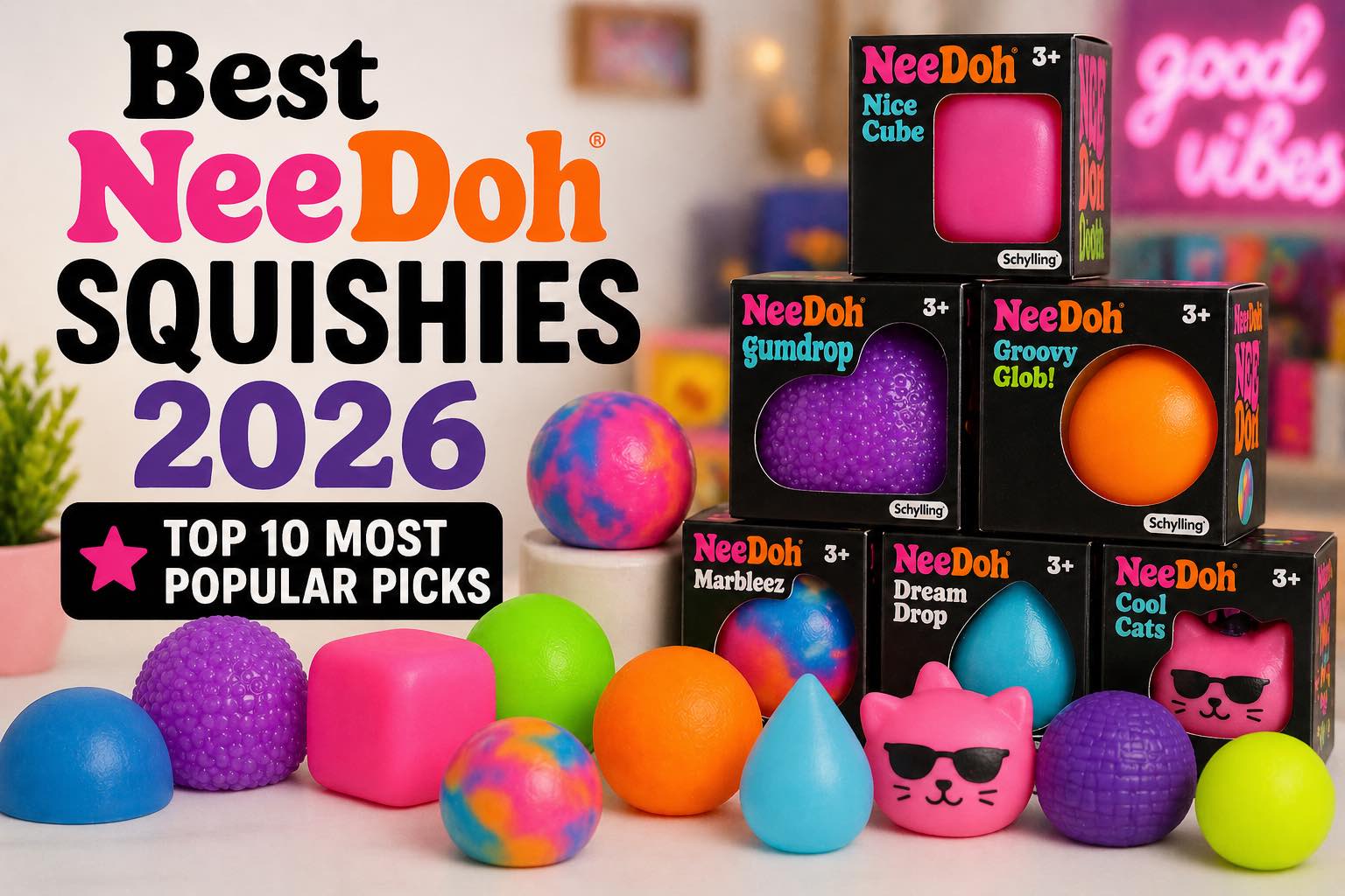 Best NeeDoh Squishies 2026 – Top 10 Most Popular Picks